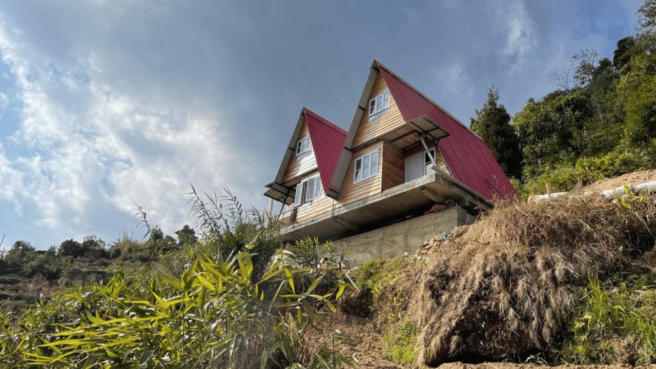 Book Now - Best Homestay Near Darjeeling with A-Frame Cabin